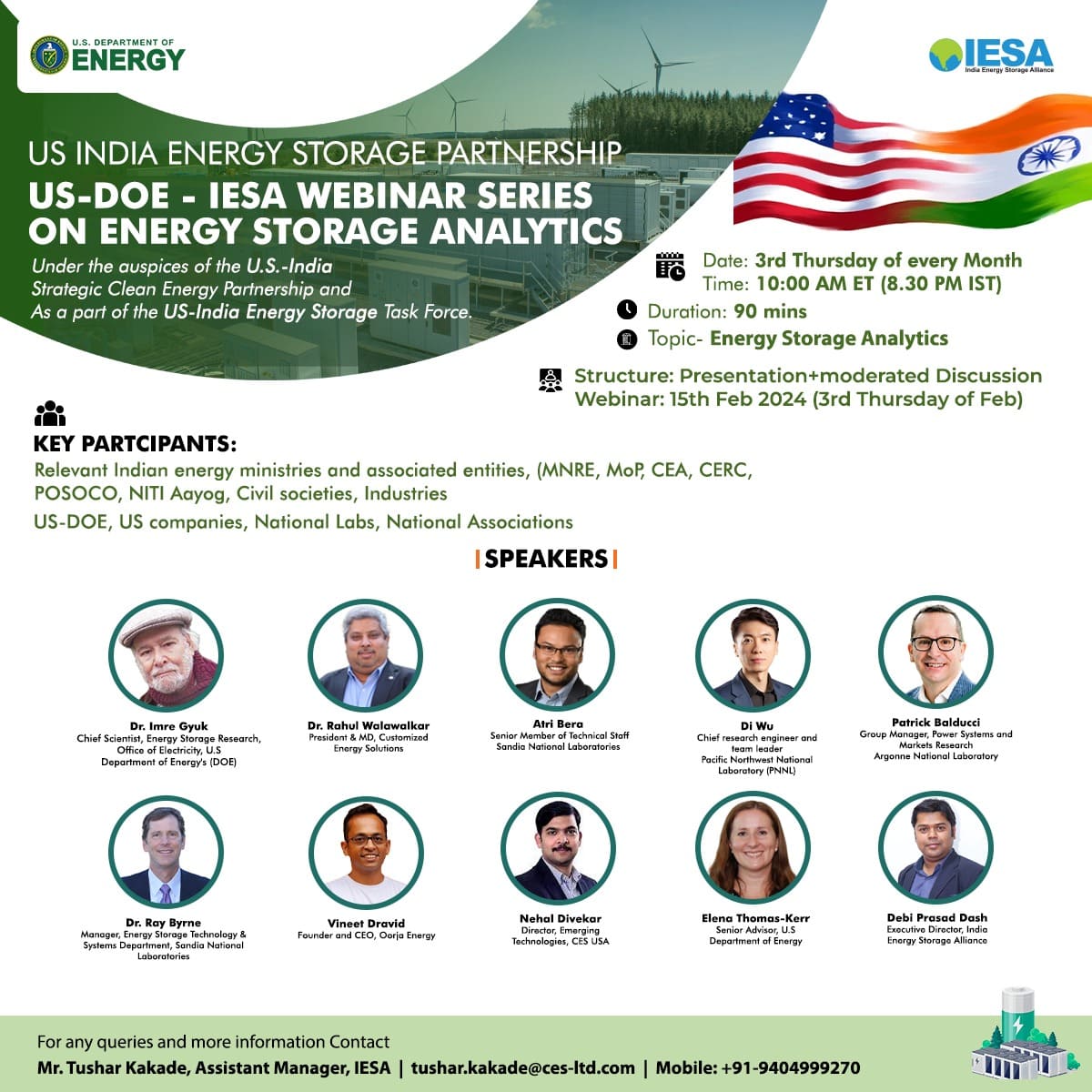 US DOE IESA Webinar Series